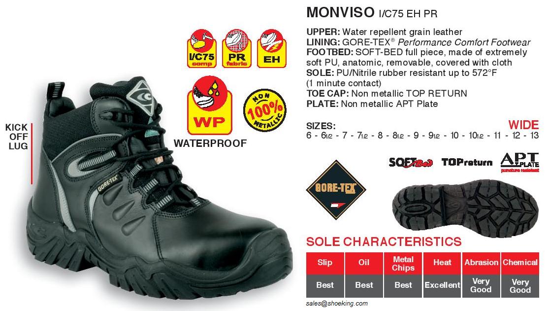 Shoe King - Cofra 6" safety boots